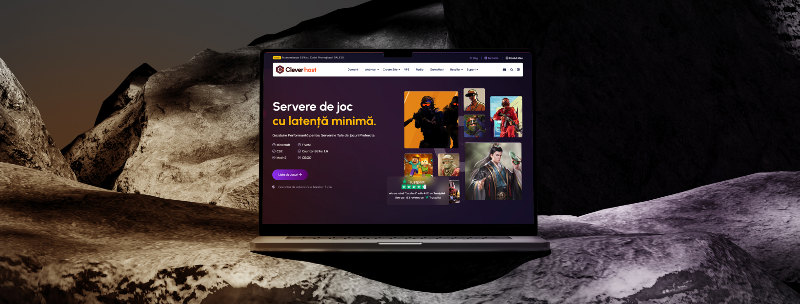 De ce să alegi Clever-Host pentru serverul tău de jocuri? - Blog.Clever-Host.ro